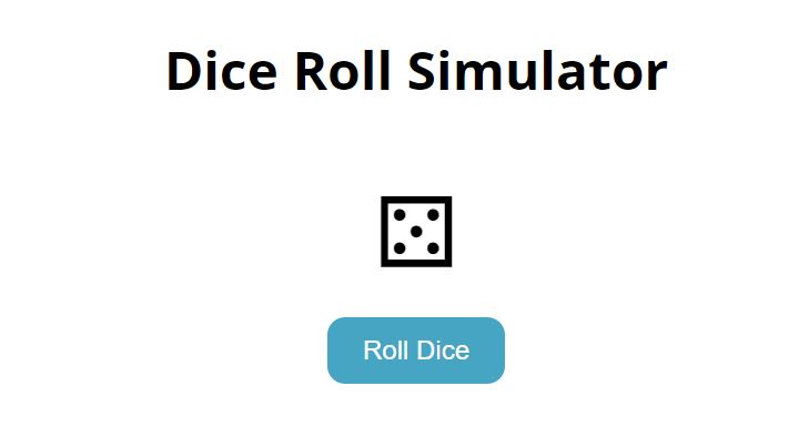 Dice Roll Simulator Tutorial - Free JavaScript Project | 100 JS ...